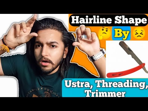 Threading,Ustra,Trimmer Side Effects on Hairline | Hairline Shape by ...