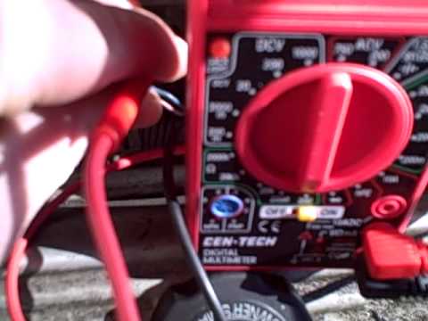 Checking Fuel Injector Coil Resistance - YouTube