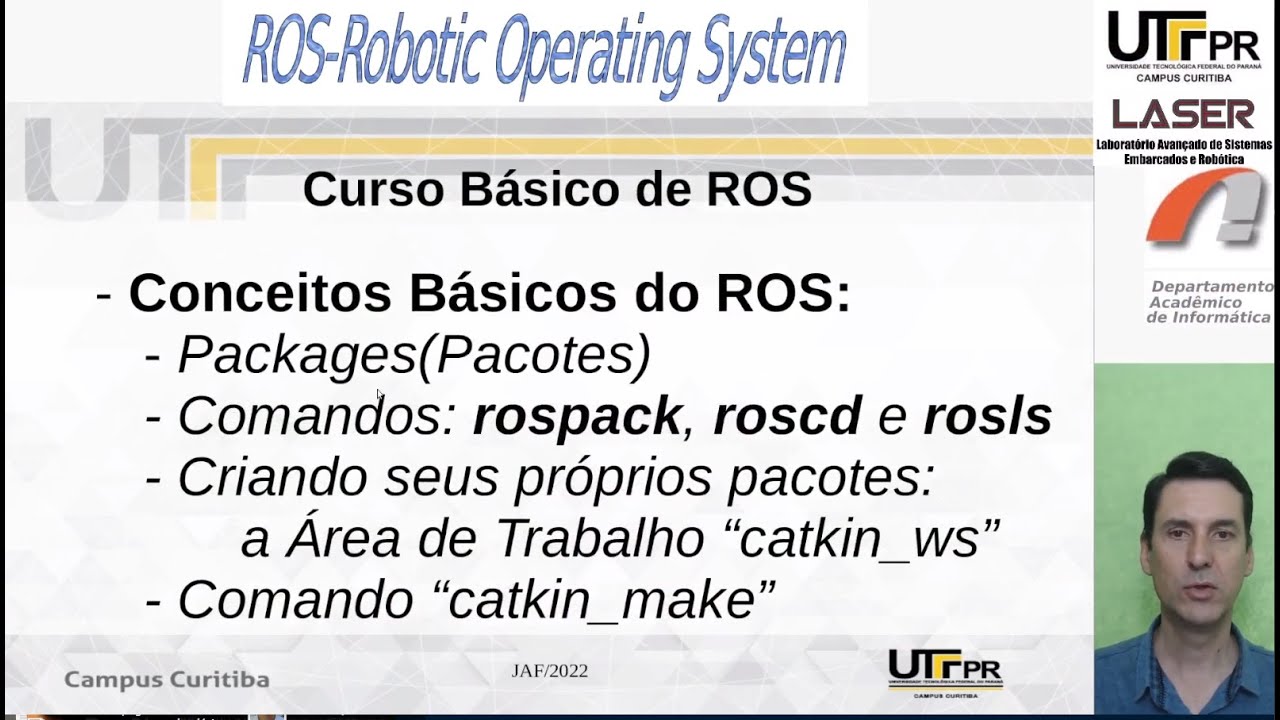 (CBR-8) Aula 8 - Curso Básico de ROS - Criando Workspace, Pacote e Nó ...