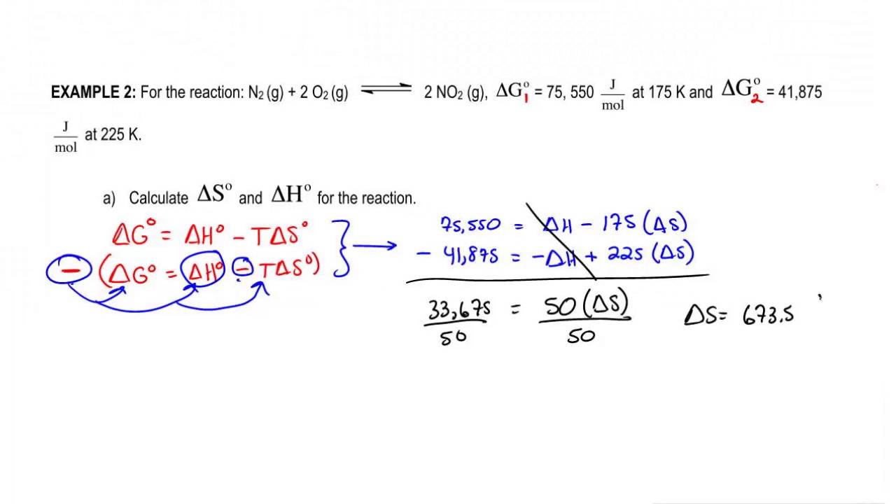 Gibbs Free Energy And Calculations Example 6 YouTube gibbs-free-energy-and-calculations-example-6-youtube