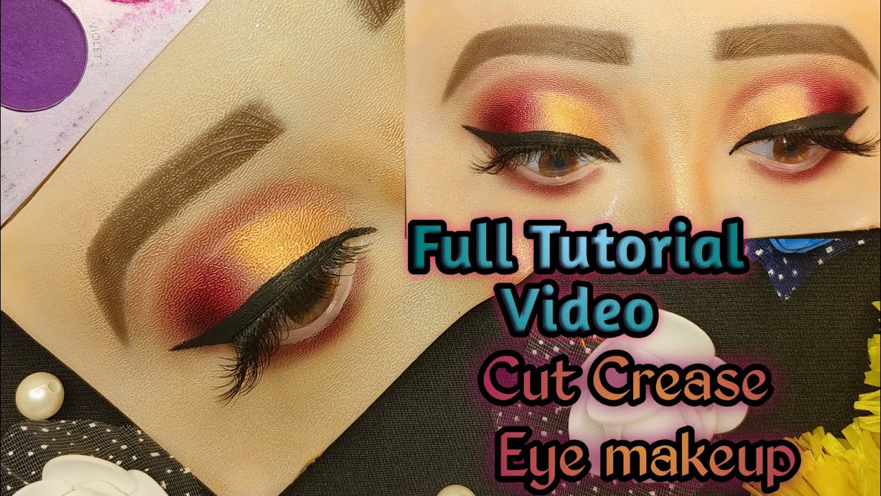 ️Half Cut Crease Eye Makeup Tutorial Video ️2023 How to create cut ...