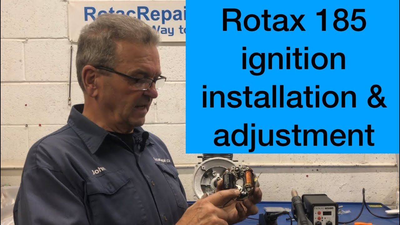 Rotax 185 ignition installation and adjustments - YouTube