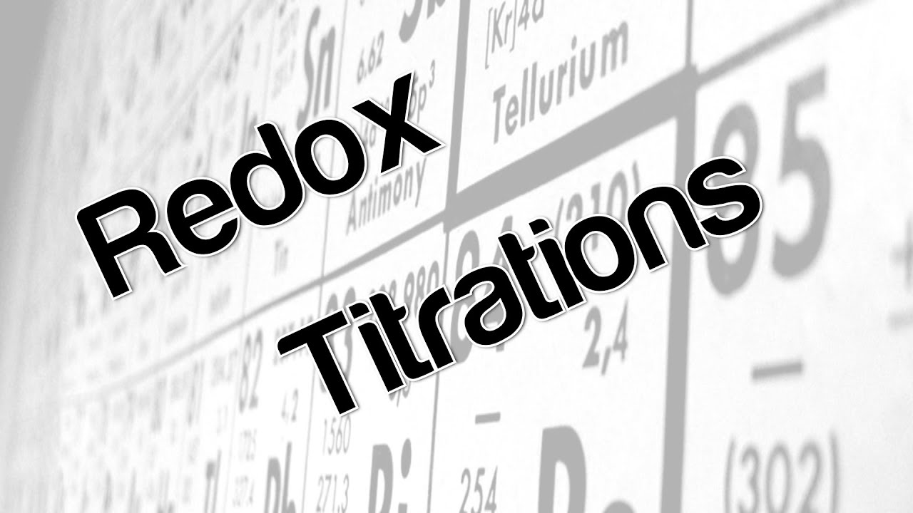 Redox titrations - YouTube