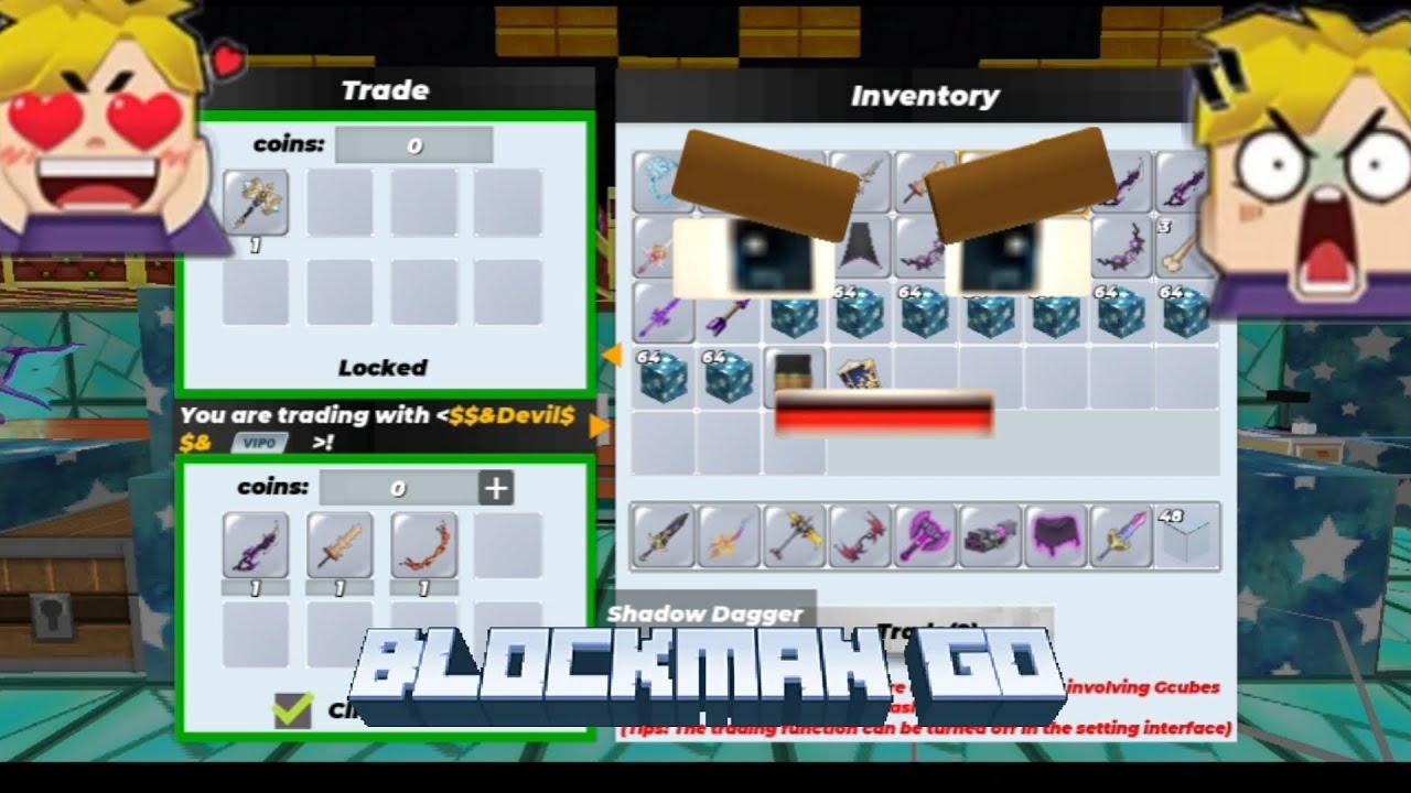 (26) How to get rich 🤑💵 Trade in block man go sky block enjoy video # ...