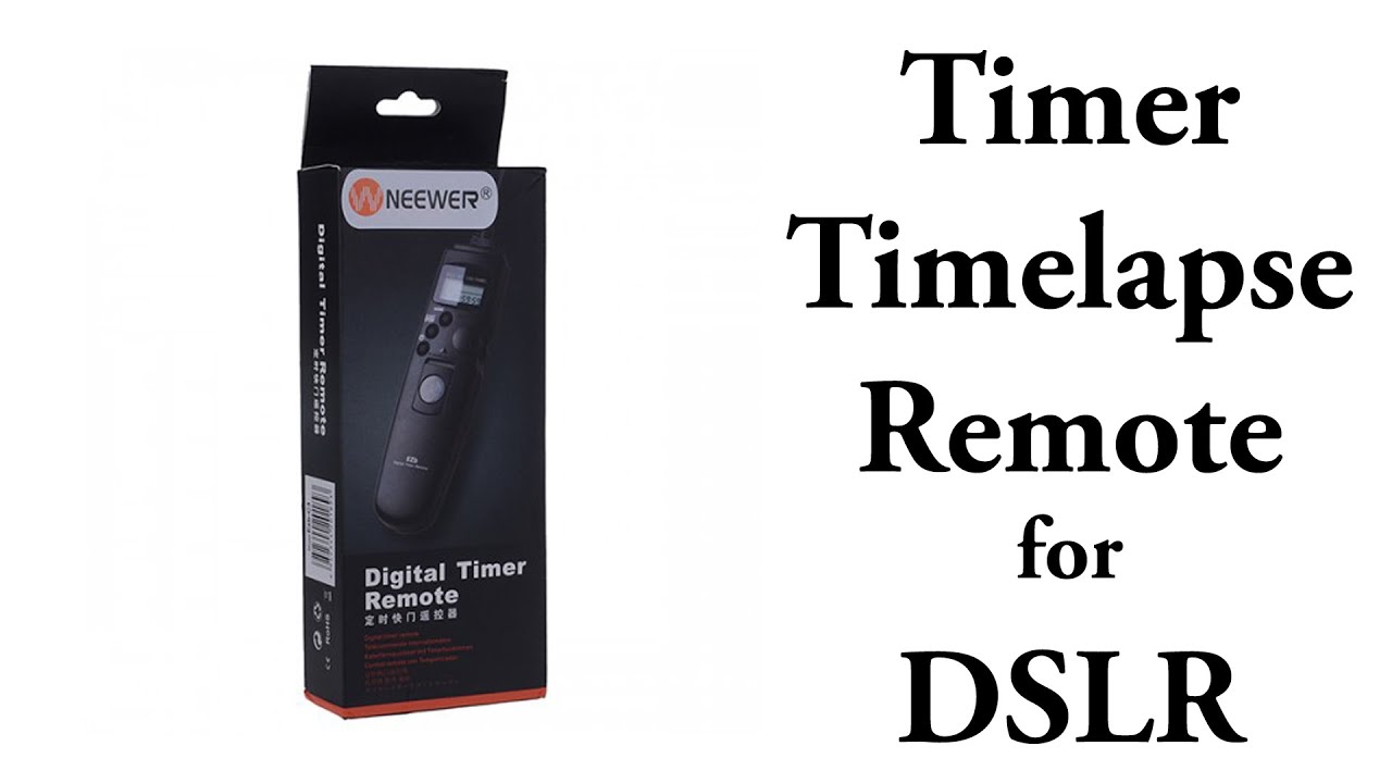 Neewer EZB (Timelapse) Timer remote - YouTube