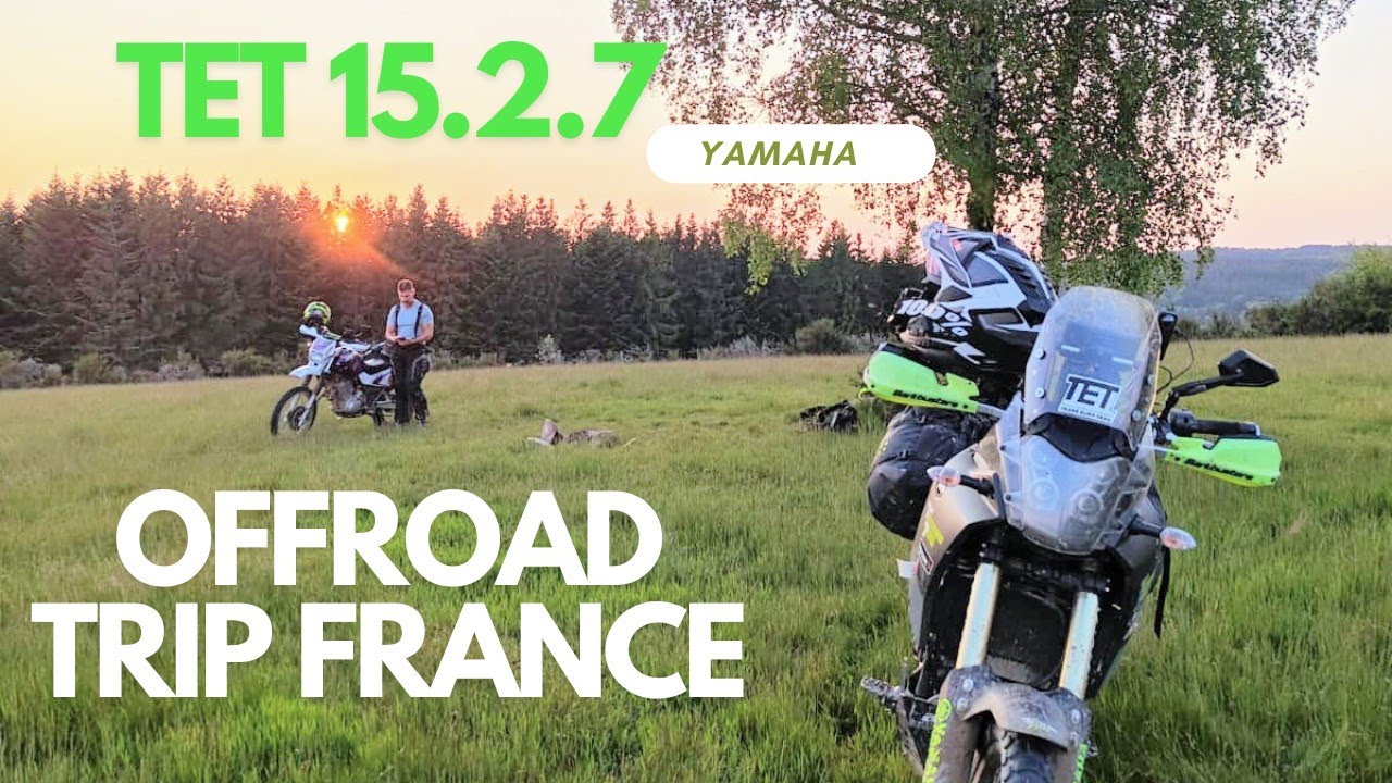 Aventure Moto Offroad Trail en France - YouTube