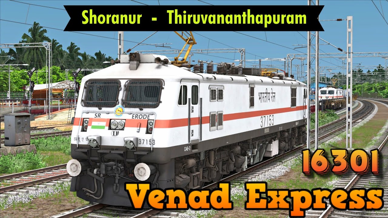 16301 Venad Express Shoranur To Thiruvananthapuram Railworks 3 TS 16301-venad-express-shoranur-to-thiruvananthapuram-railworks-3-ts