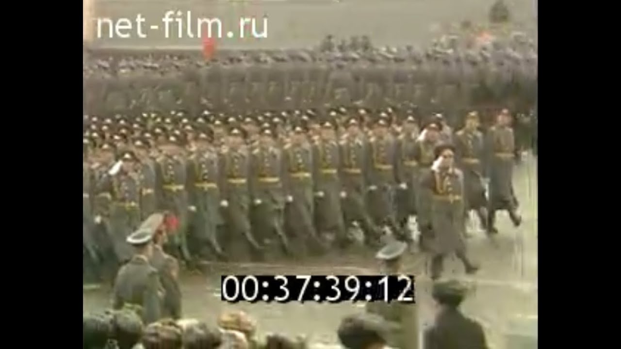 Raw Video Soviet Army Parade Red Square 1988 - YouTube