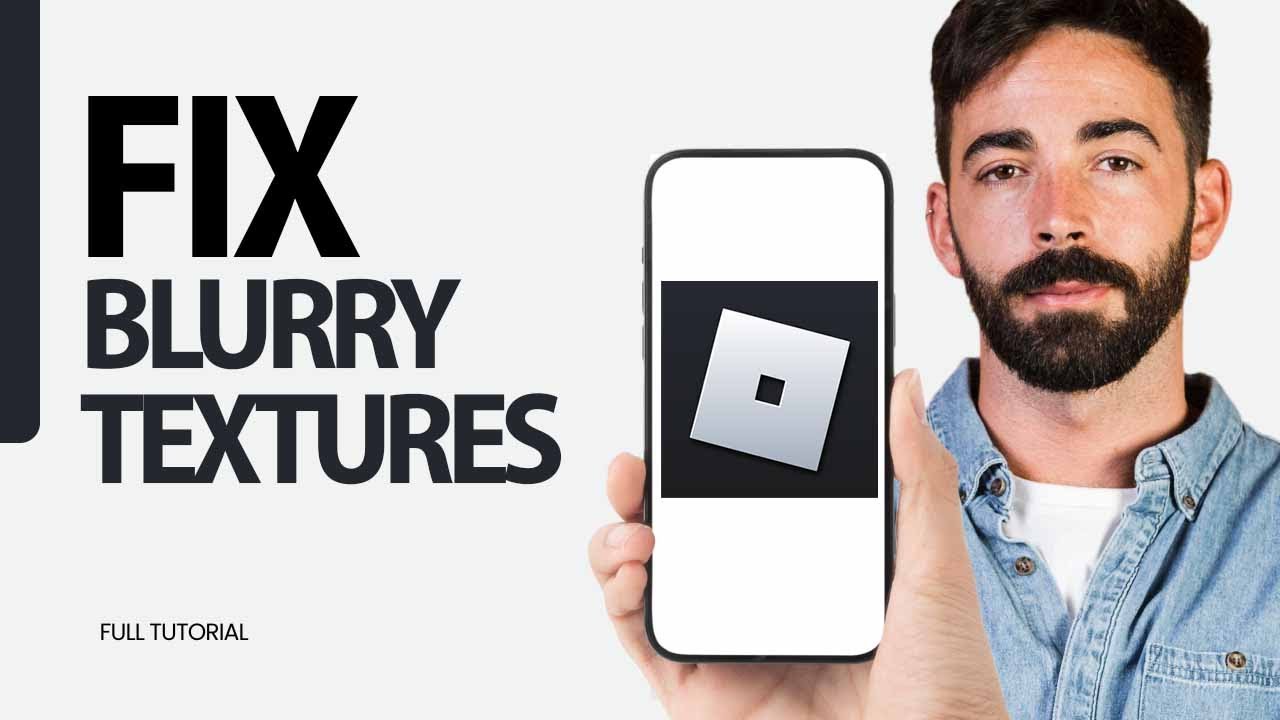 How To Fix Blurry Textures On Roblox Game App 2025 - YouTube