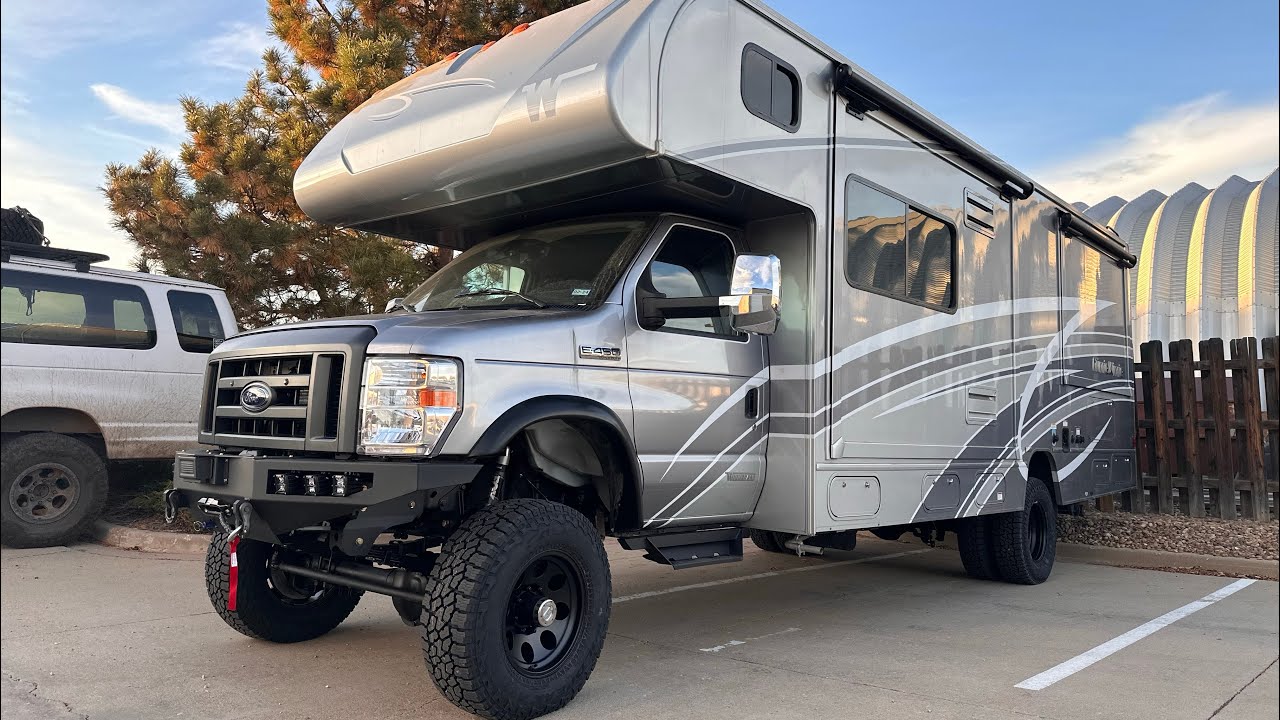2023 E450 Minnie Whinnie 4x4 conversion build! - YouTube