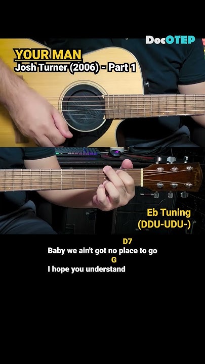 Your Man - Josh Turner (2006) Easy Guitar Chords Tutorial with Lyrics ...