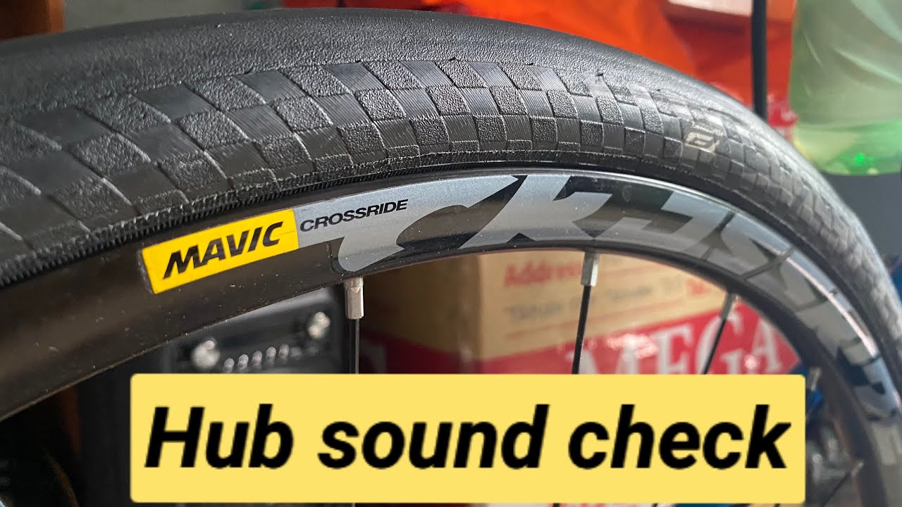 Mavic crossride hub sound check - YouTube