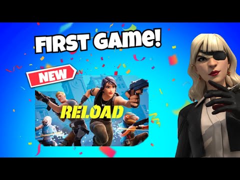 My FIRST GAME of SOLO RELOAD in FORTNITE! - YouTube