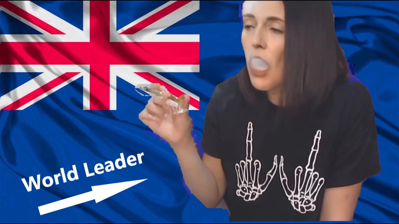 New Zealand prime minister Jacinda Ardern horse smiles saying unvax ...