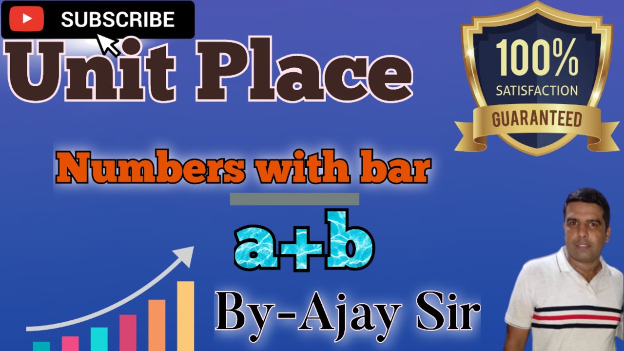Unit place and Bar values By - Ajay Sir - YouTube
