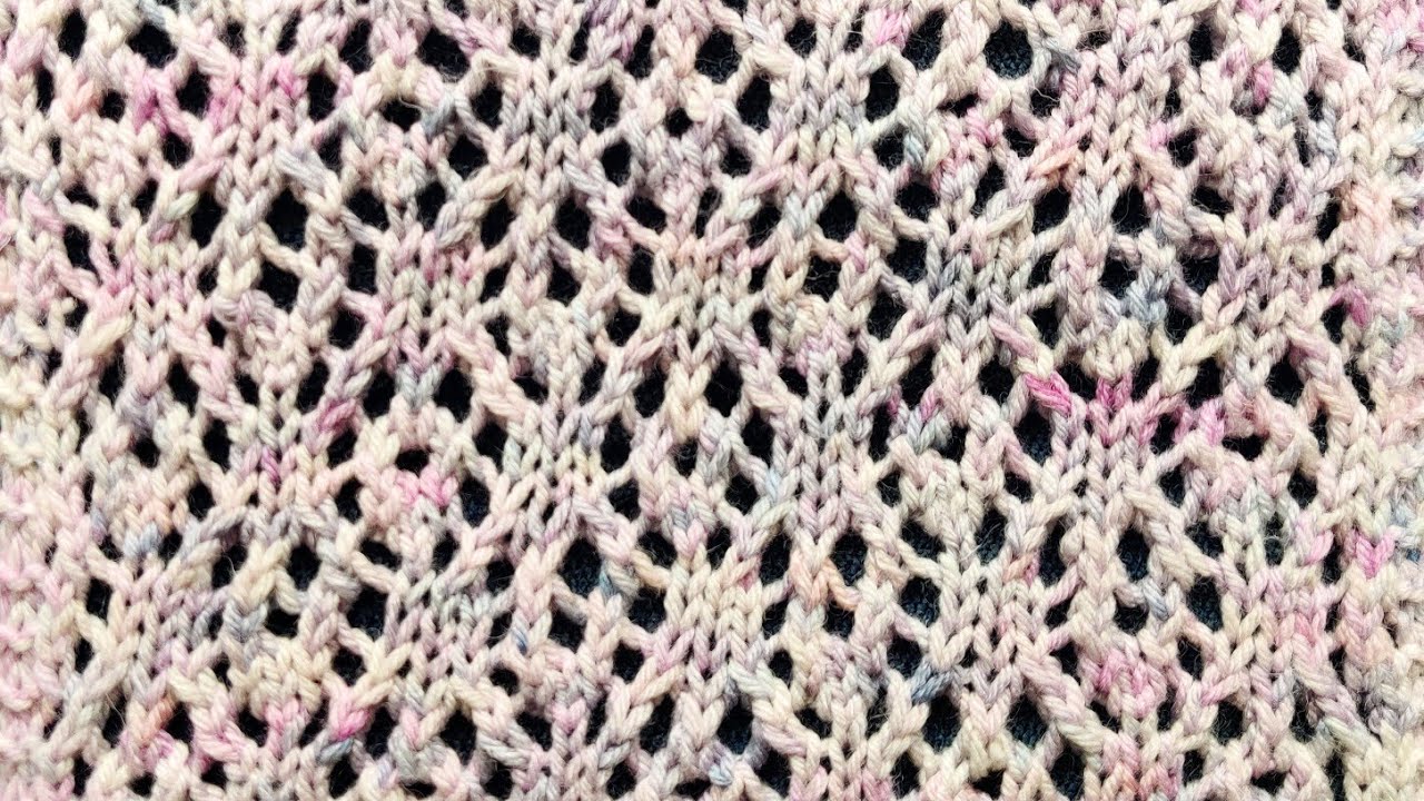 Free Lace Rectangle Pattern Knitalong 4 - YouTube