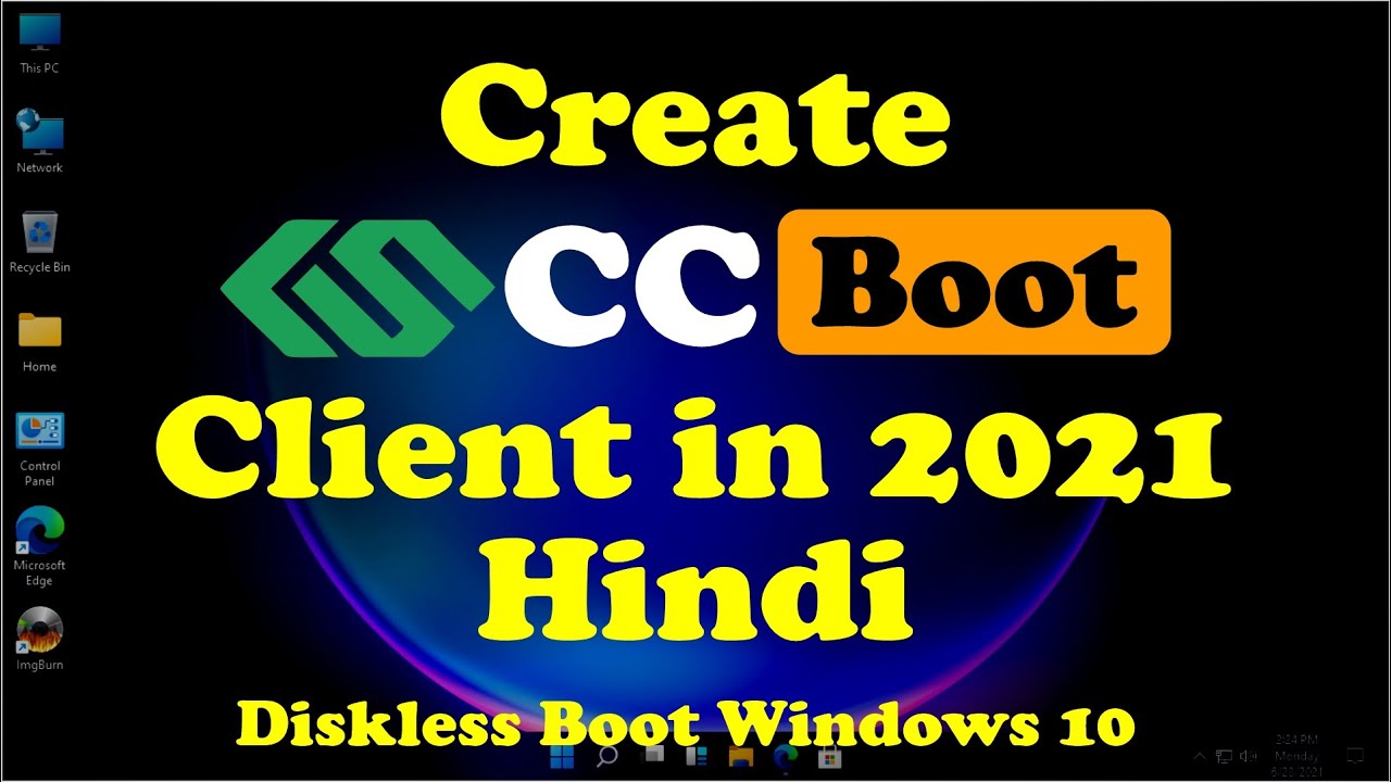 CCBoot Client Step By Step in Hindi | Upload CCboot Client Image | 2021 ...