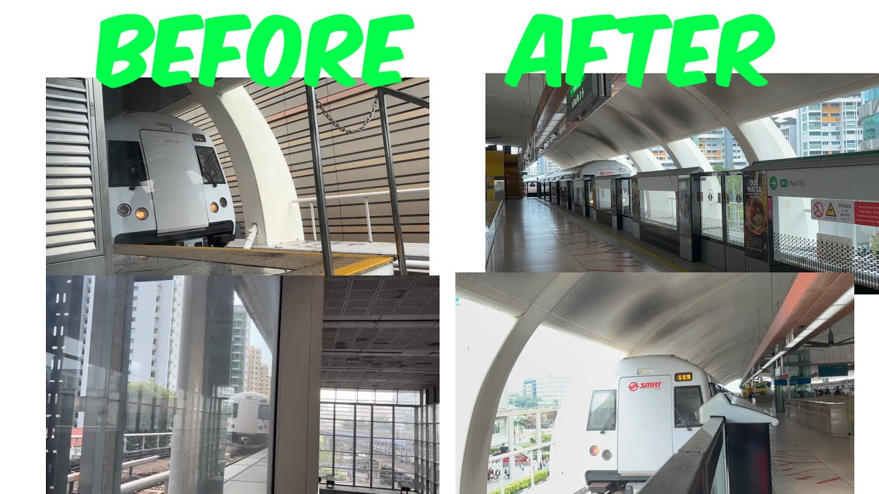 Before and After comparison - Newest KSF C151B with the new SMRT trains ...