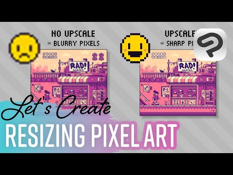 The correct way to resize your pixel art in Clip Studio Paint! | Brandon James Greer