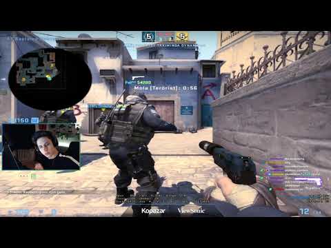 BERK RIP TEPE 45 VURUP TAŞIYAMIYOR! ÇILDIRDI BU SEFER CSGO REKABETÇİ