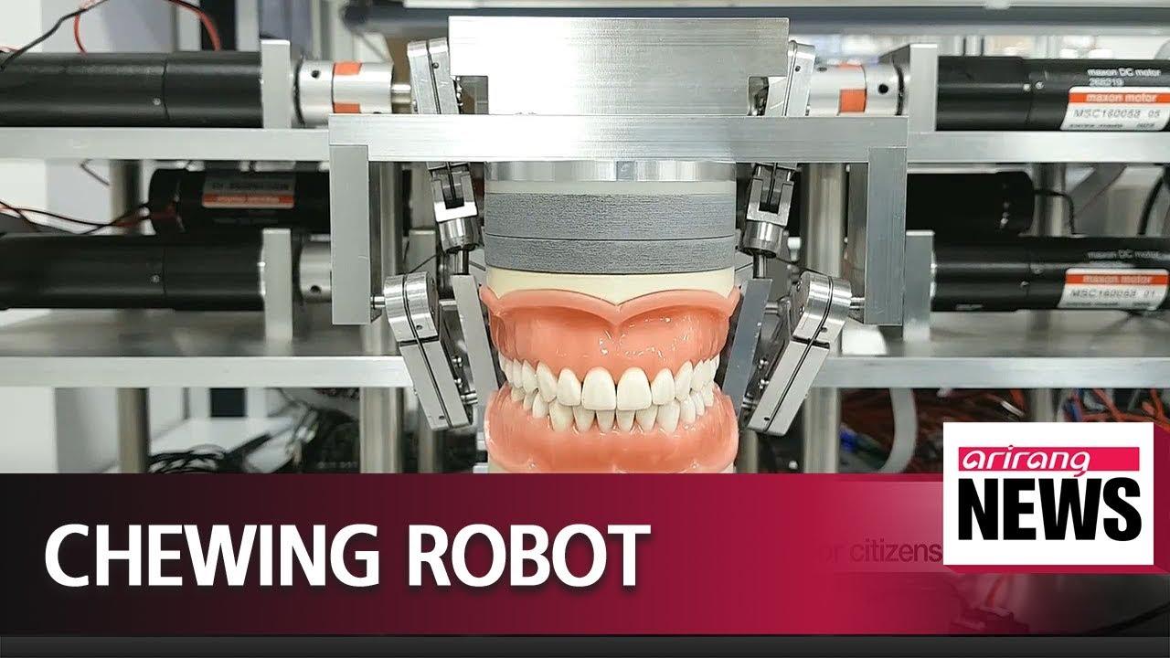 New 'chewing robot' helps develop softer food for the elderly - YouTube