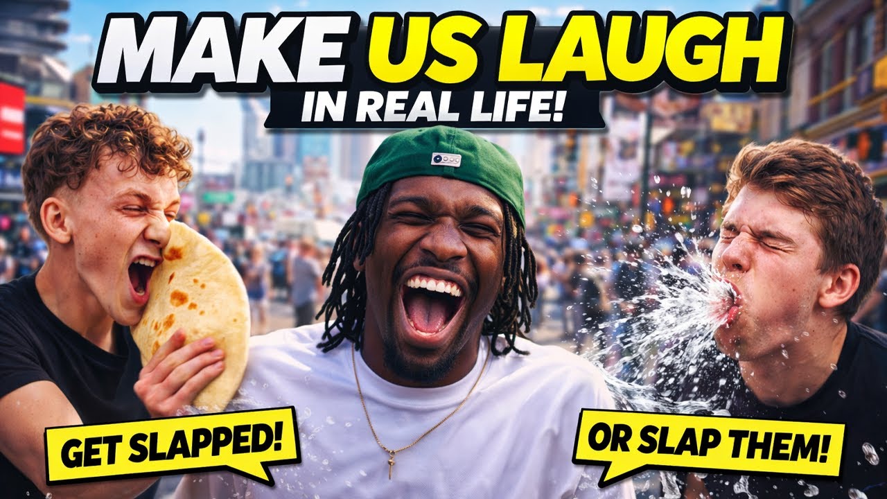 MAKE US LAUGH, LOOSER GETS SLAPPED (ft. Clint) - YouTube
