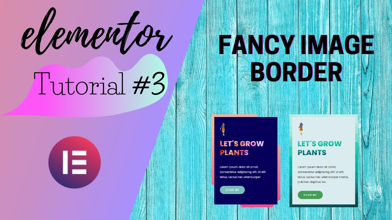 Fancy Elementor borders - Elementor Tutorial #3 - YouTube