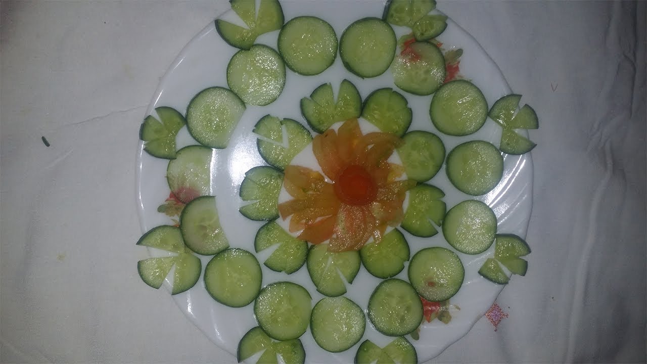Simpel Salad -- Simple salad decoration in plate - Simple salad recipes ...