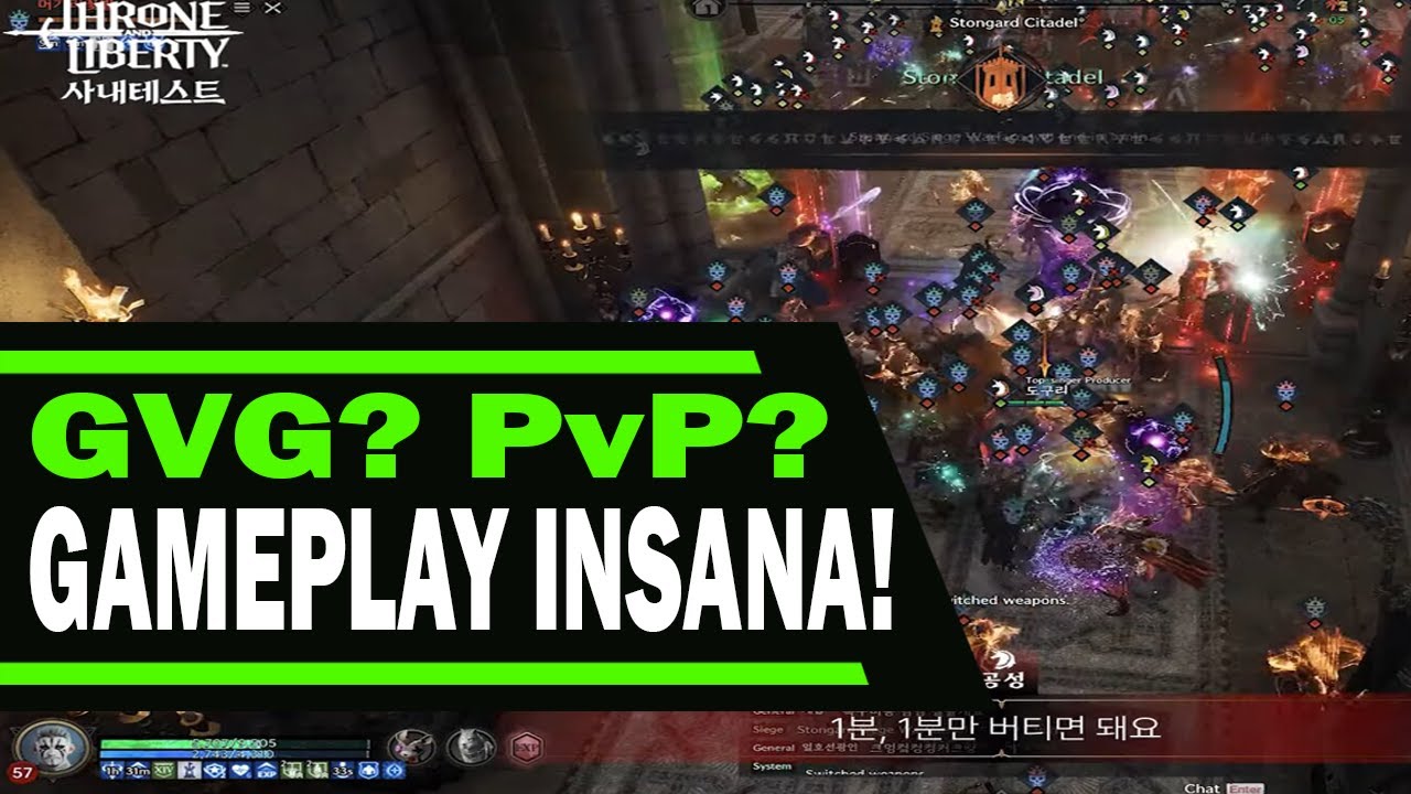 THRONE And LIBERTY Gameplay INSANA de TL #mmorpg #throneandliberty ...