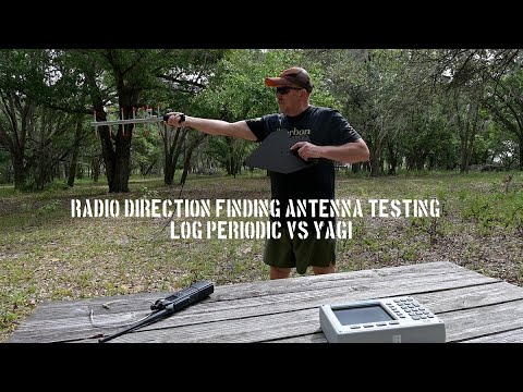 Radio Direction finding handheld antenna testing . Log periodic vs Yagi ...
