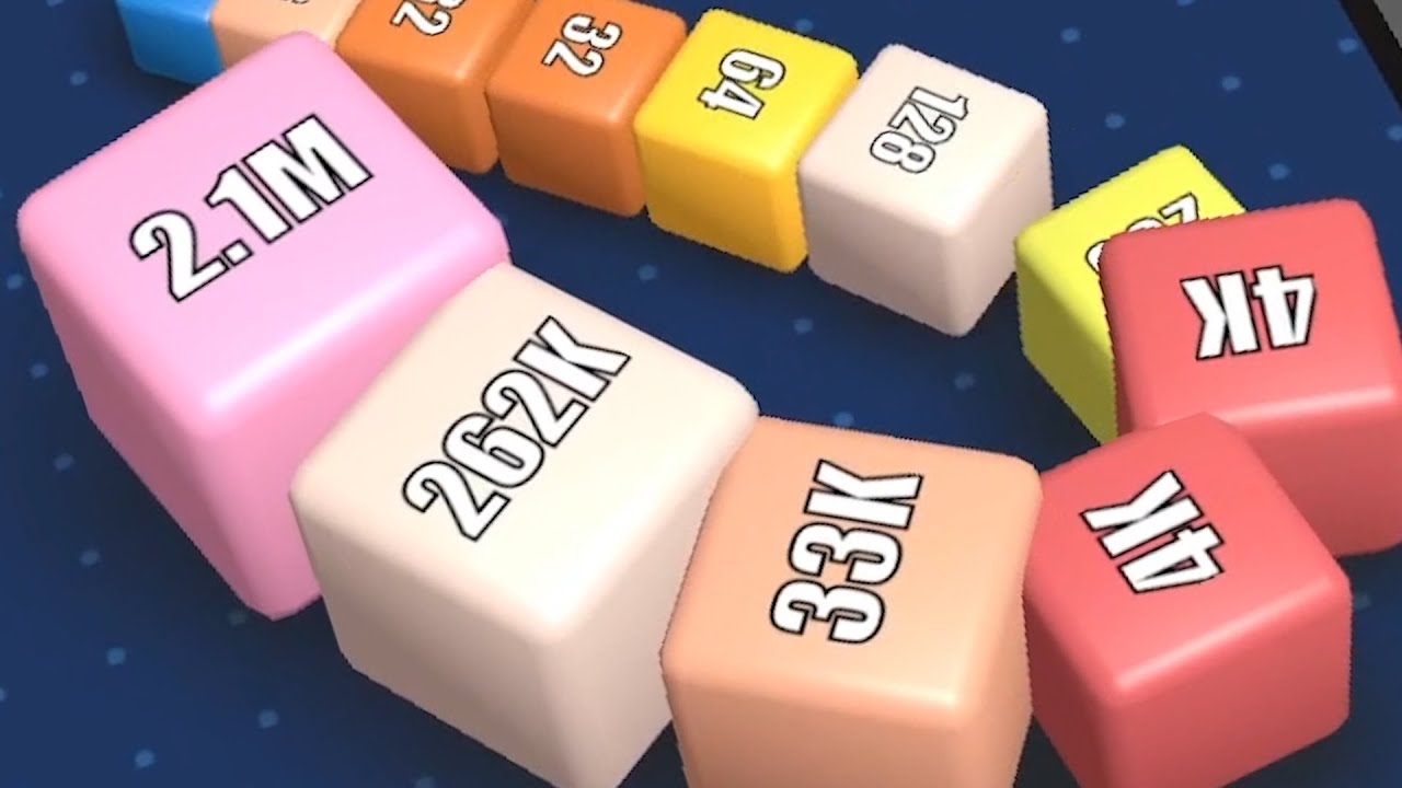 Cubes 2048 io - ax Level Gameplay Free game 987654321 - YouTube