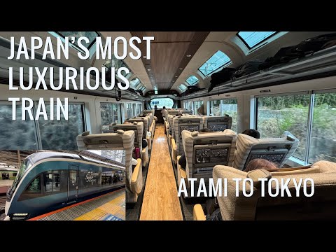 Riding Japan’s Most Luxurious Train | The Saphir Odoriko from Atami to Tokyo