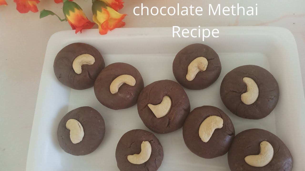 special chocolate mithai for diwali in 5 minute by archana | chocolate ...