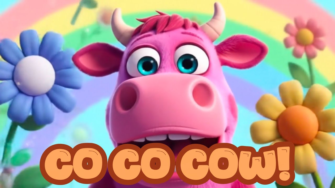 Coco Cow Nursery Rhyme | Cute Cow Cartoon Song | Fun Learning & Kids ...