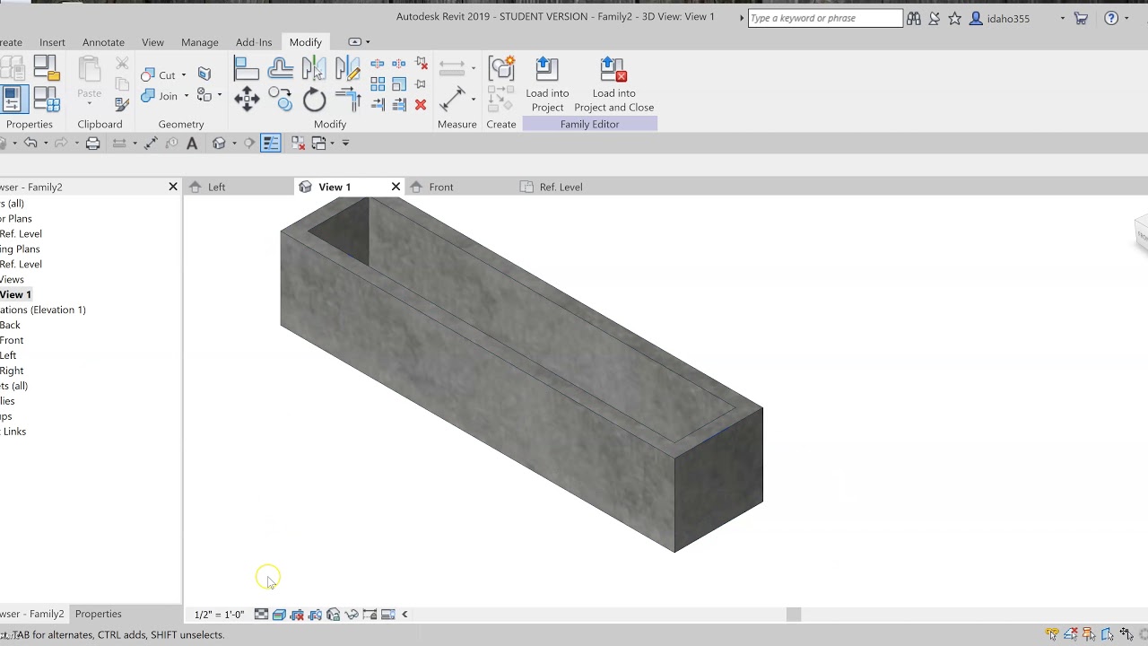 Family Creation Revit - YouTube