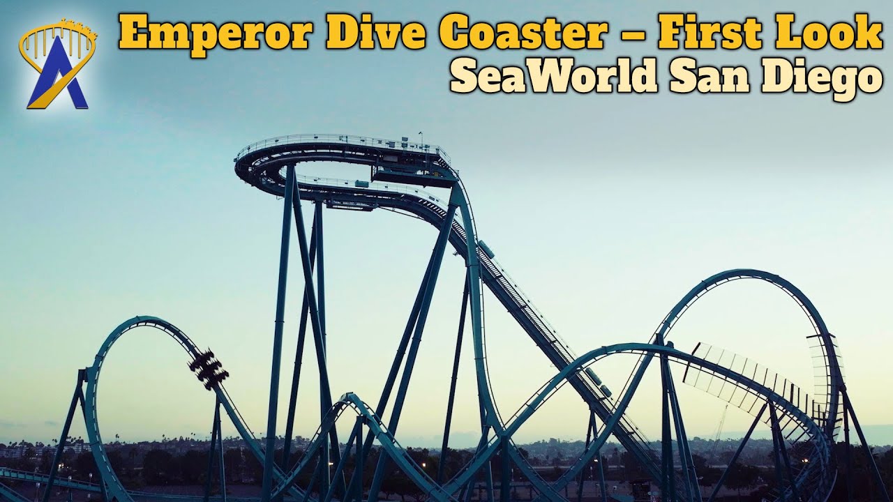 Tallest, Fastest & Longest Dive Coaster in California – Emperor, First ...
