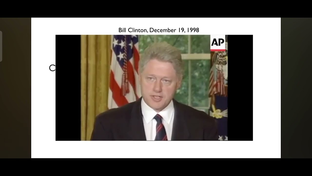 Mr president Bill Clinton speech, December 1998 📚#speech #december ...