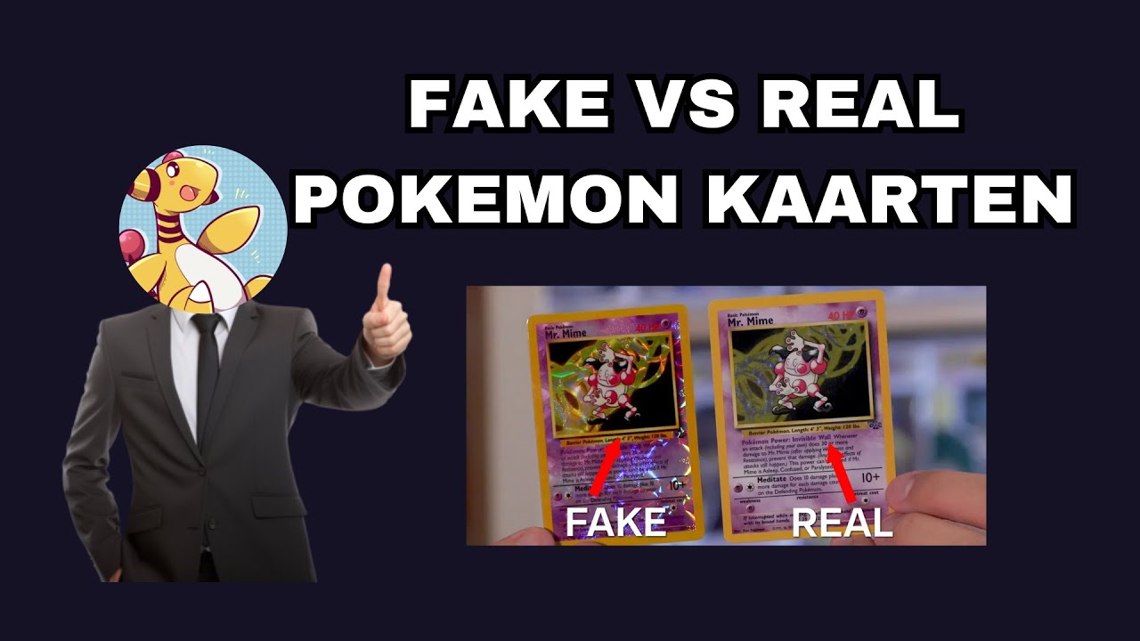 FAKE VS REAL Pokemon kaarten - YouTube