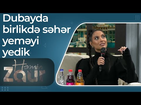 Sevil Sevinc bacıları - Dubayda Zürafə ilə səhər yeməyi yedik - Həmin Zaur