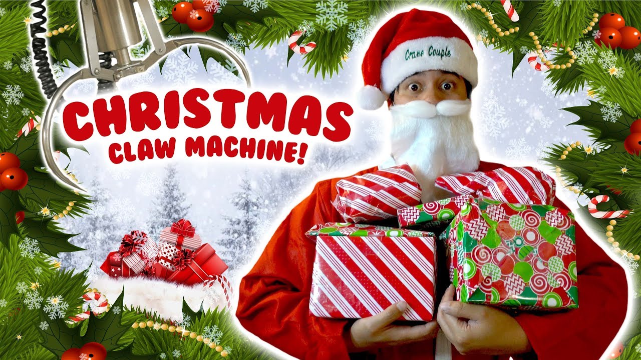 Christmas presents in the claw machine! - YouTube