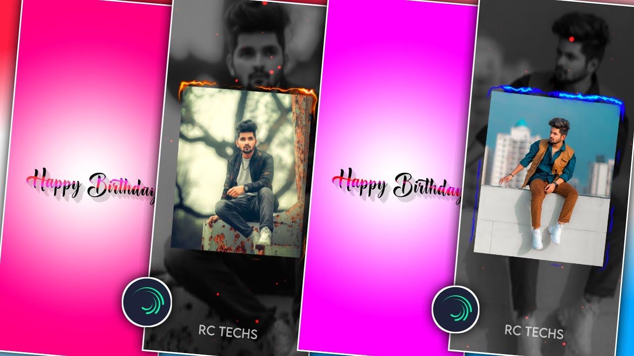🔥Birthday Video Editing-New Happy Birthday Video Editing Alight Motion ...