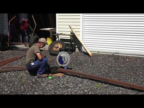 BUILDING A PULL BEHIND LOG ARCH ( PART 2 ) - YouTube