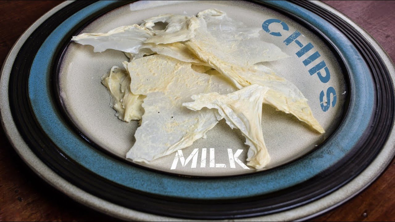 Чипсы из молока | Milk chips | Осколки из хрустящей молочной кожи ...