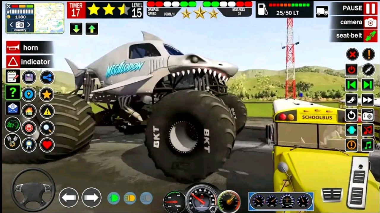 Monster Truck Mega Ramp Extreme Racing - Monster Truck Stunts Driving ...