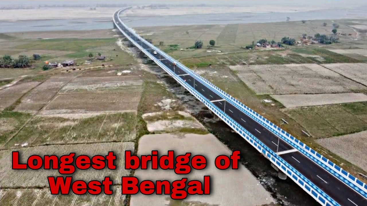 Joyee Setu || Longest bridge of West Bengal || Drone Cinematic View ...