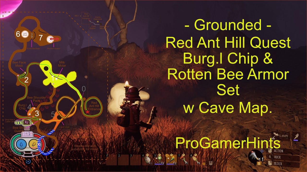 Grounded - Red Ant Hill - Grave Robbery Quest Burg.l Chip and Rotten ...