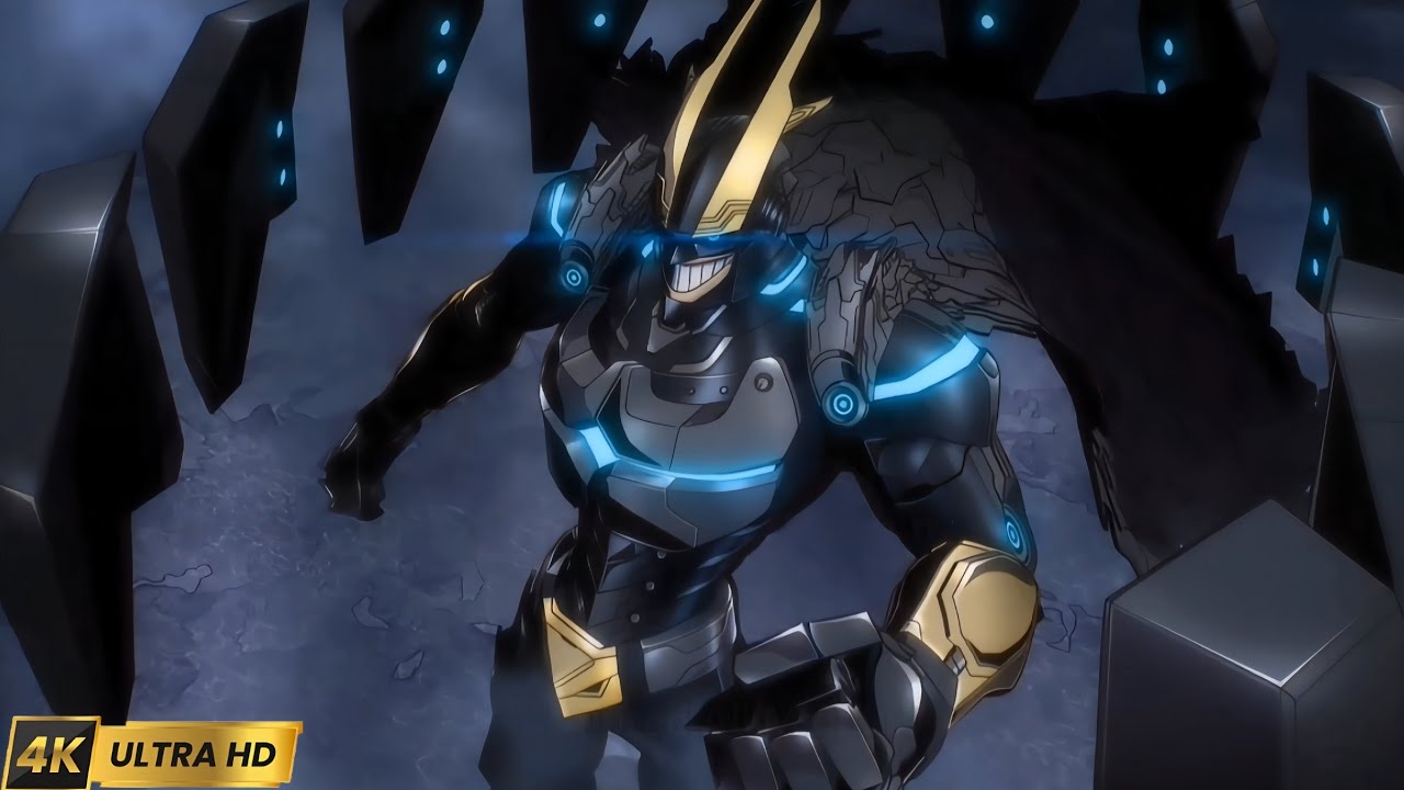 Armored All might transformation My hero academia season 7 episode 21 ...