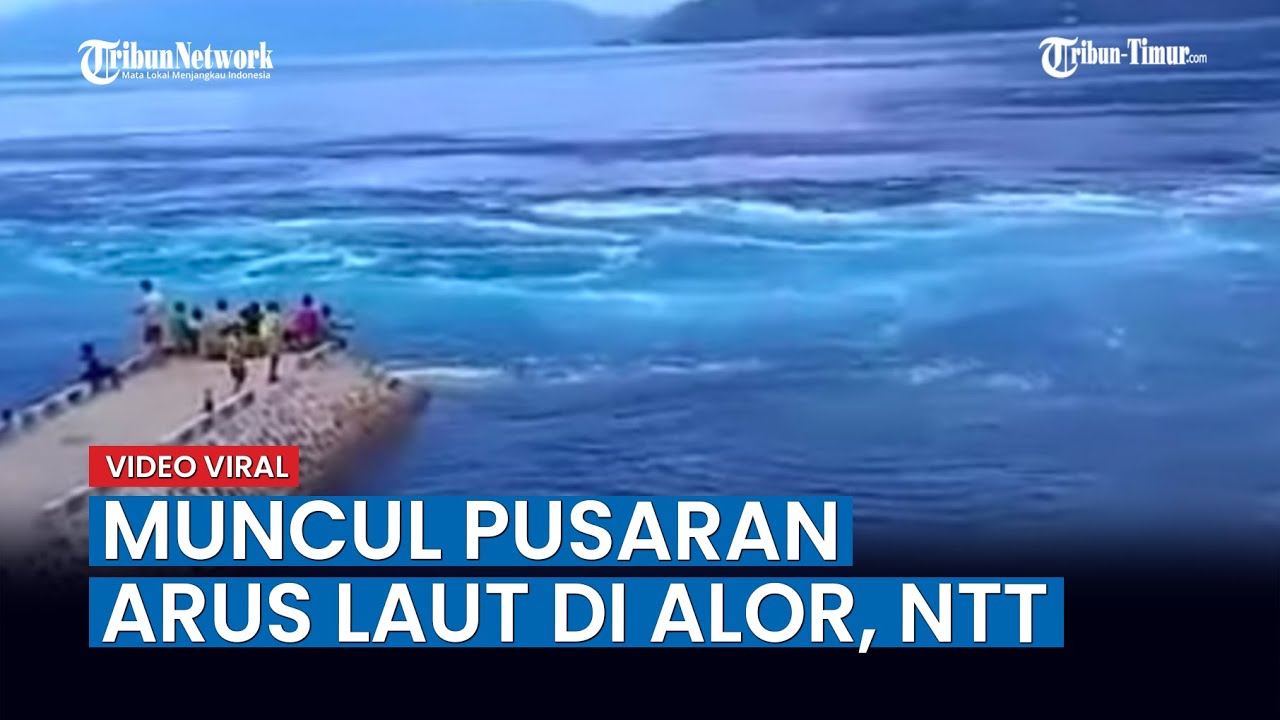 Video Viral Muncul Pusaran Arus Laut di Alor, NTT, Ini Penjelasannya ...