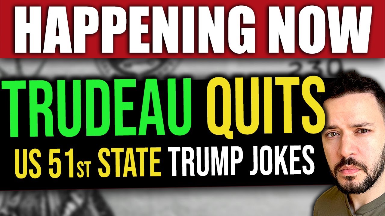 Trudeau RESIGNS! Trump Jokes 'Canada' 51st US State Coming - YouTube