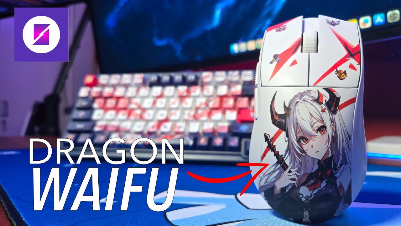 This Dragon Girl Waifu is on My Keyboard and Mouse! - YouTube
